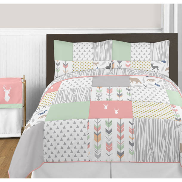 Sweet Jojo Designs Woodsy 4 Piece Crib Bedding Set & Reviews | Wayfair