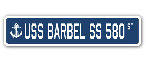 SignMission Barbel Ss 580 Street Sign Heavy Duty Plastic 4" X 18" | Wayfair