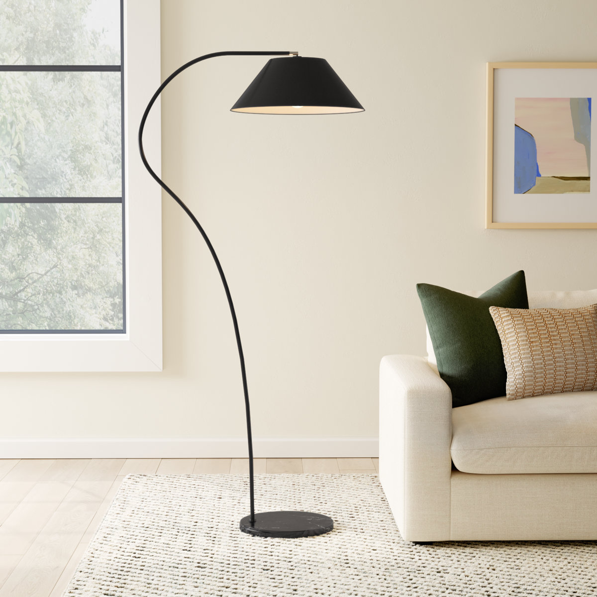 Joss & Main Phoenix 69" Arched Floor Lamp & Reviews | Joss & Main