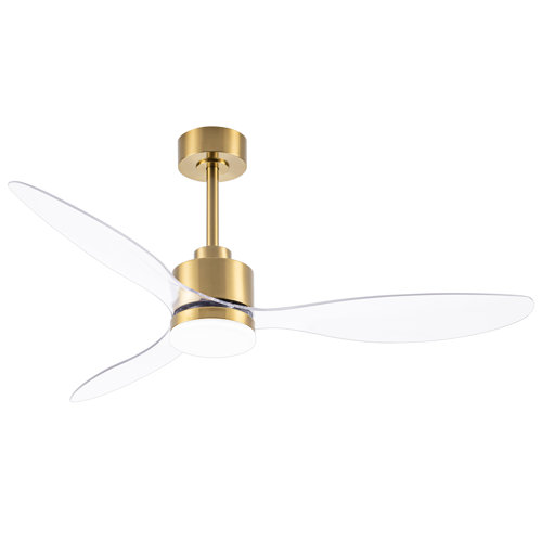 Silver Indoor Ceiling Fans You'll Love | Wayfair