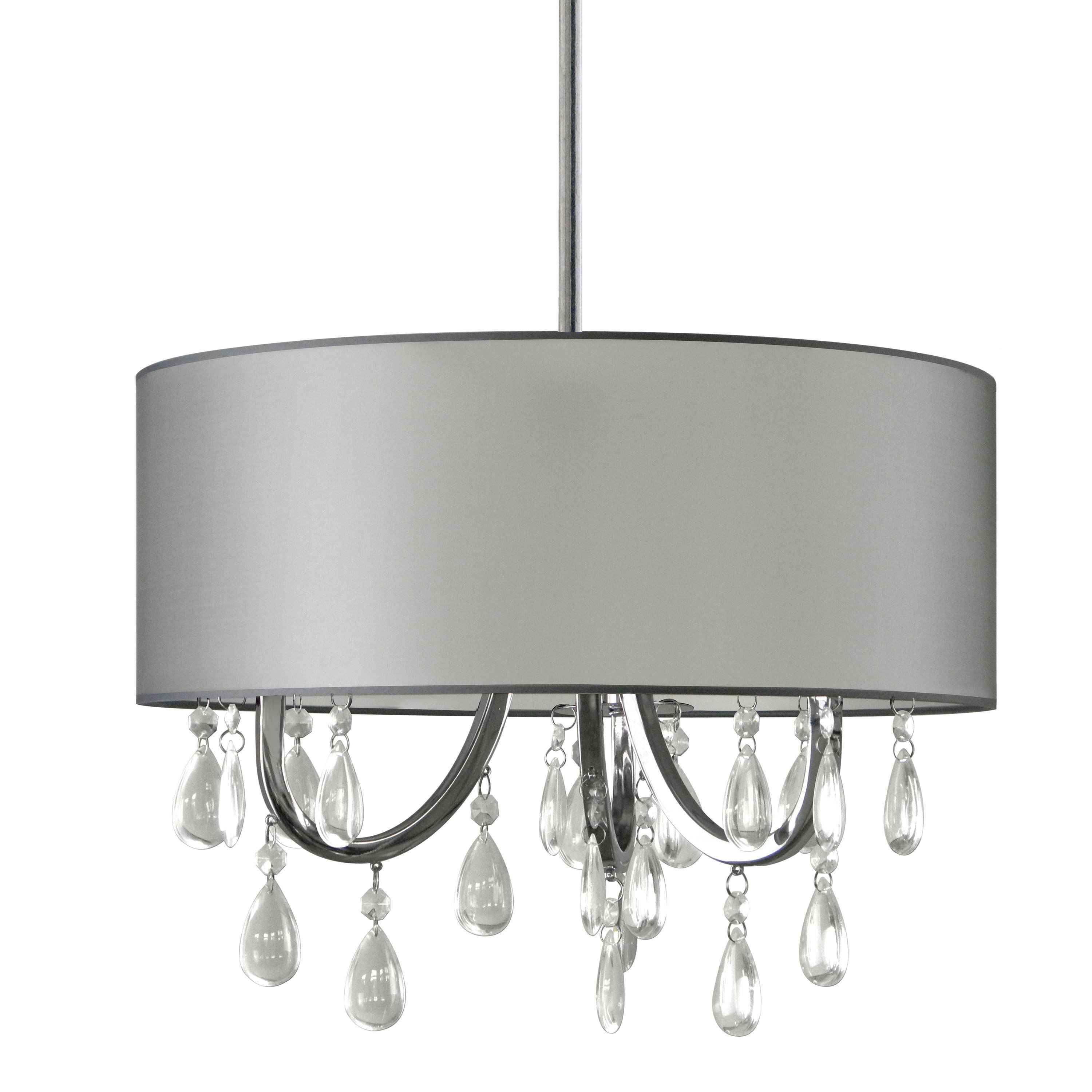Whitfield Lighting Devon 3 - Light Shaded Drum Pendant - Wayfair Canada