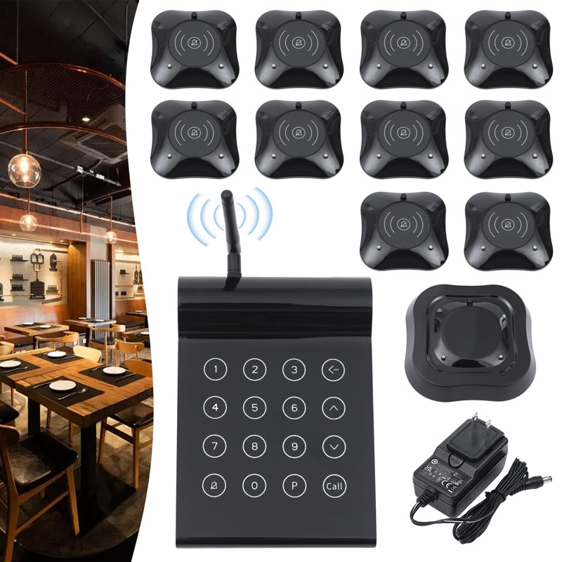 The Party Aisle™ 10PCS Restaurant Touch Screen Pager System Item | Wayfair
