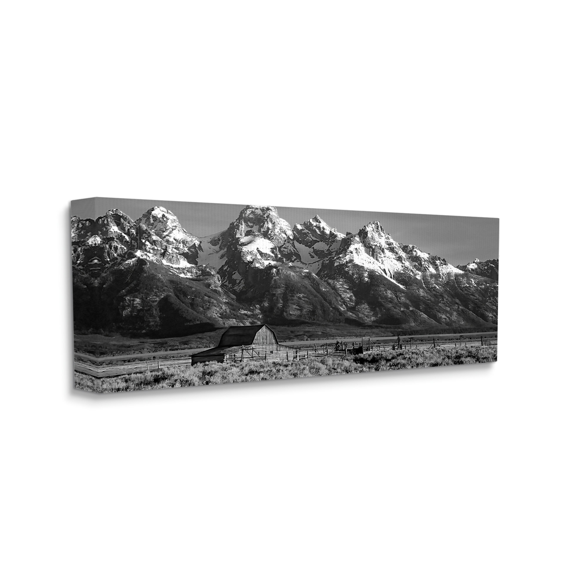 Millwood Pines Rural Mountain Farm On Canvas by Steve Toole Print | Wayfair