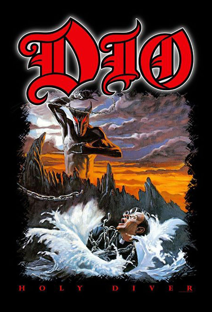 Buy Art For Less Dio Holy Diver Poster Paper Print Framed On Sturdy ...