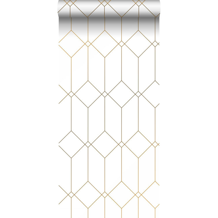 Willa Arlo Interiors Croxton Geometric Wallpaper & Reviews | Wayfair