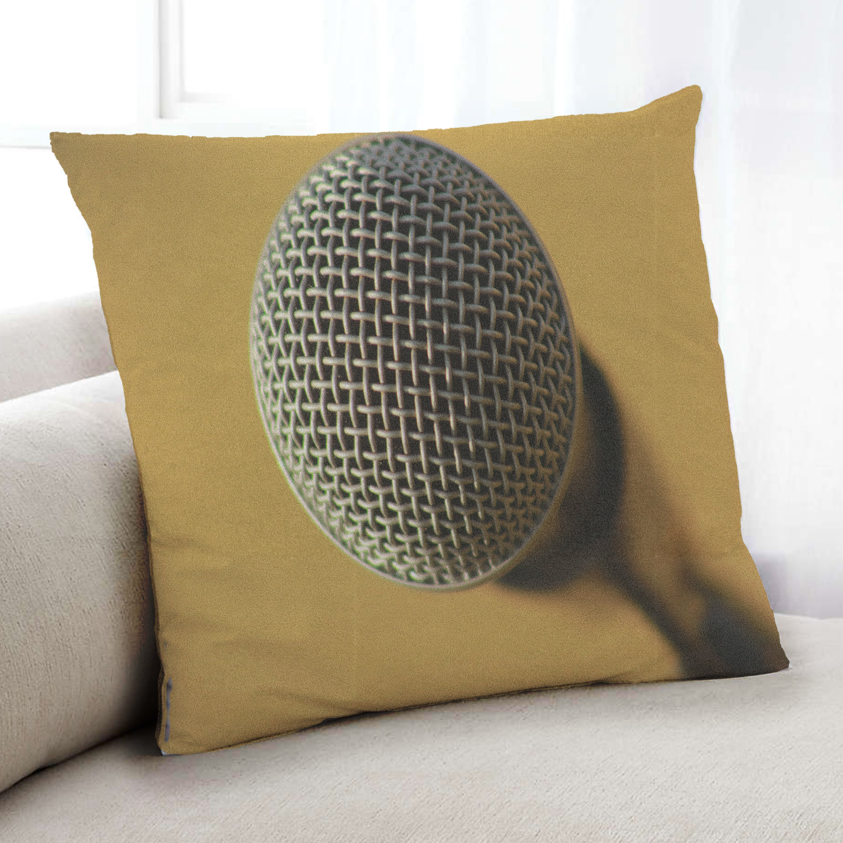 Rug Tycoon Music Microphone 1 Throw Pillow | Wayfair