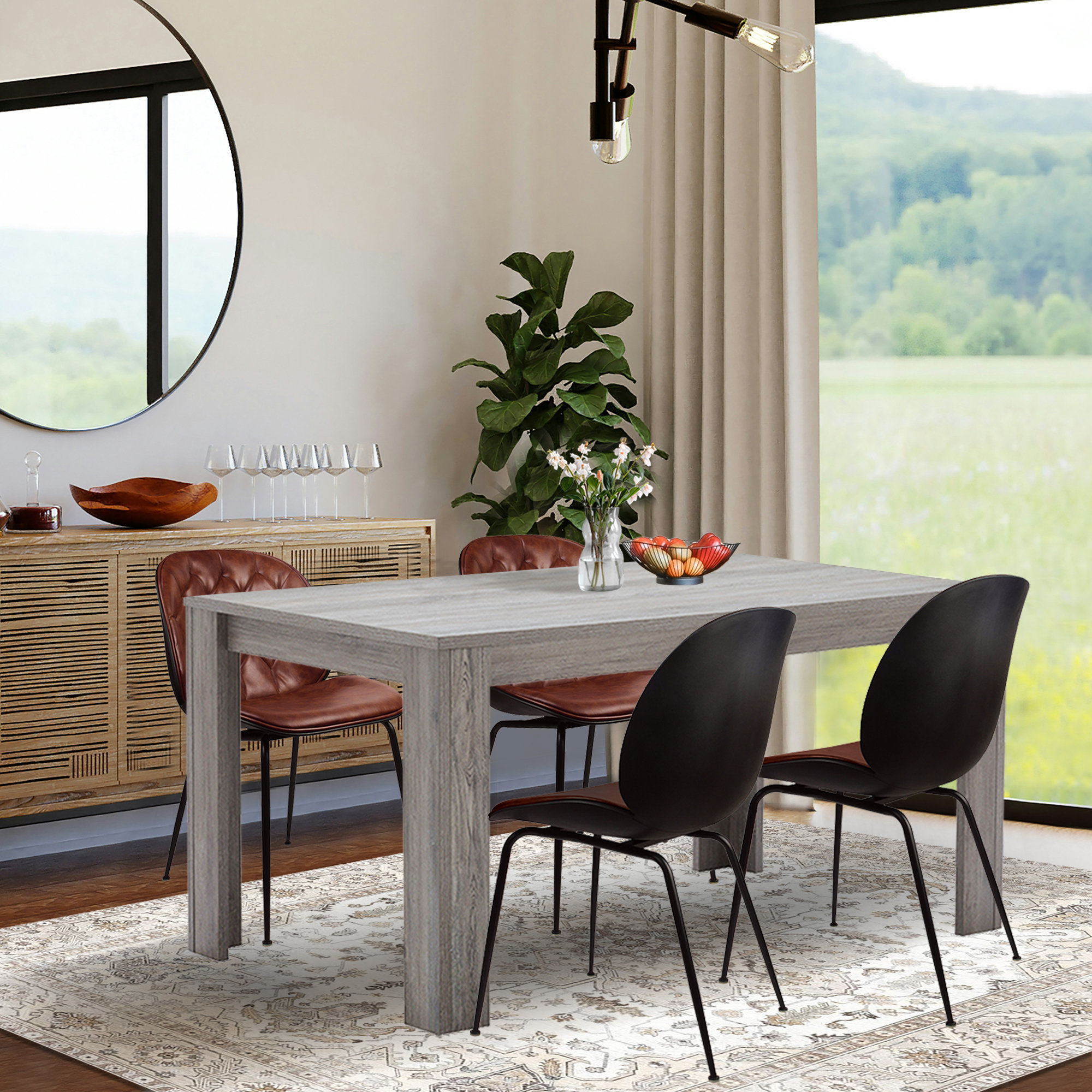 Mercer41 Doshia 5 - Piece Dining Set | Wayfair