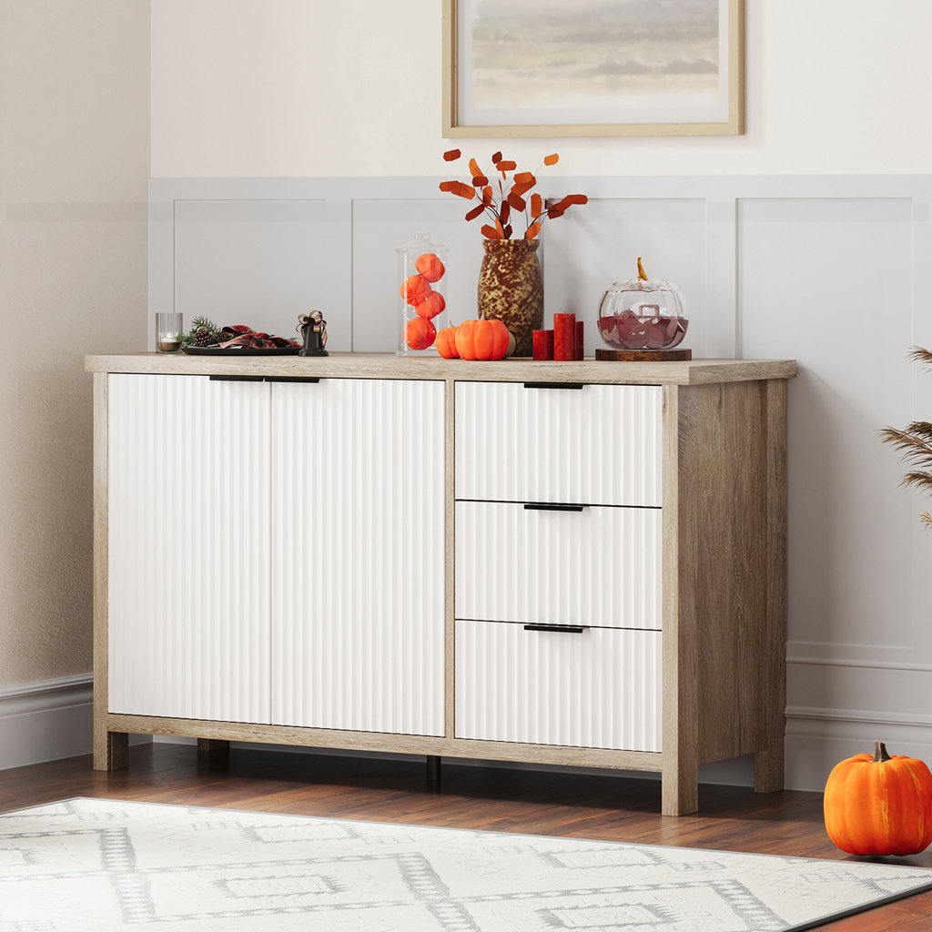 Winston Porter Modern Console with 2 Doors & 3 Drawers - Wayfair Canada