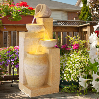 cascading waterfall feature