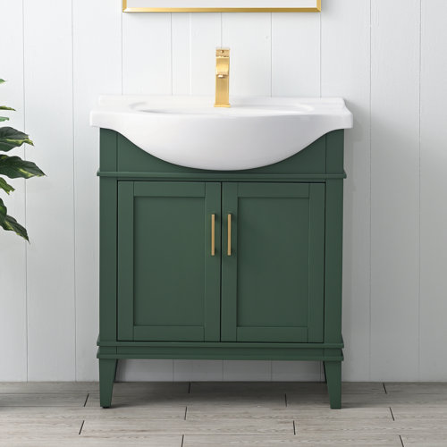 Green Bathroom Vanities You'll Love | Wayfair