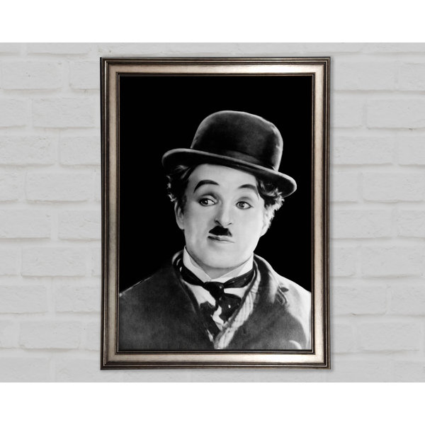 Brayden Studio Charlie Chaplin Portrait - Single Picture Frame Print ...
