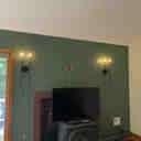 Beachcrest Home™ Krieg 2 - Light Dimmable Black Design Wall Light ...