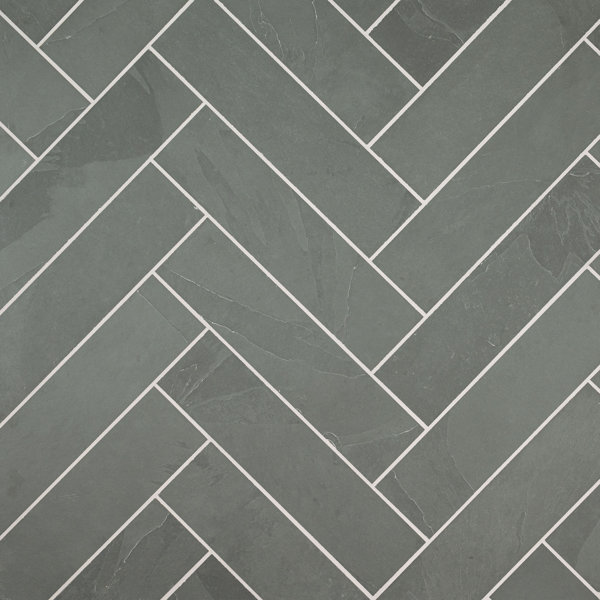 MSI Montauk 6" x 24" Gauged Slate Floor and Wall Tile & Reviews ...
