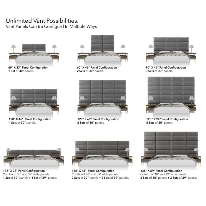 Vant Panels Microsuede Wall Paneling in Neutral Sand | Wayfair