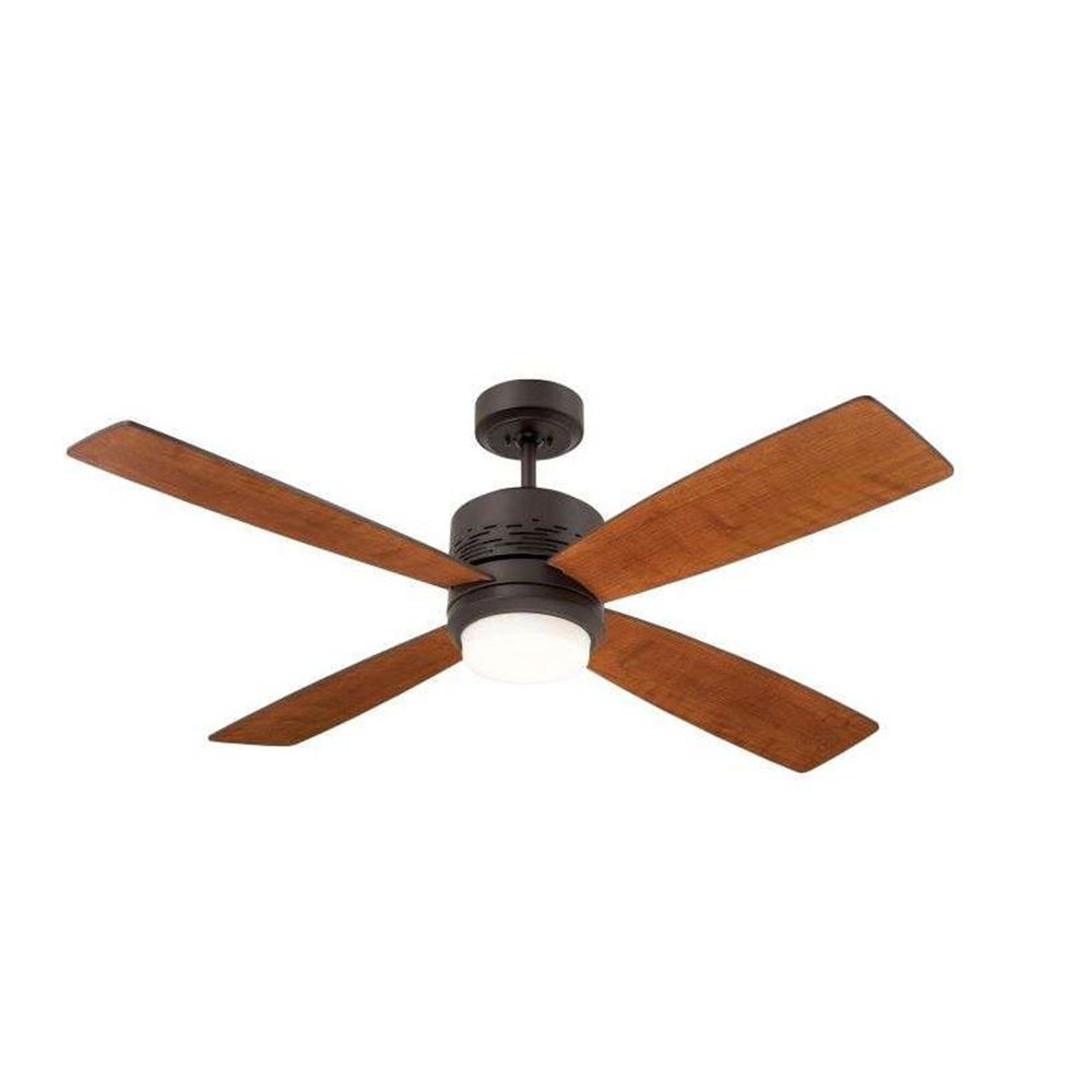 Luminance Brands 50" 4 - Blade LED Standard Ceiling Fan with Wall ...