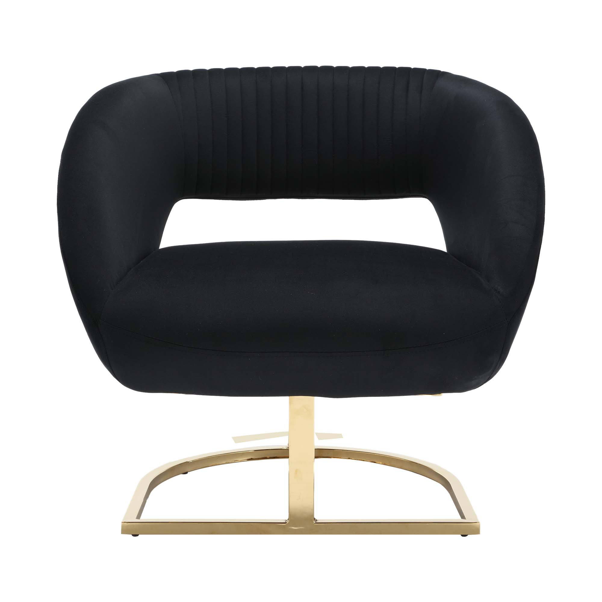 Mercer41 Upholstered Tufted Living Room Chair Textured Linen Fabric ...