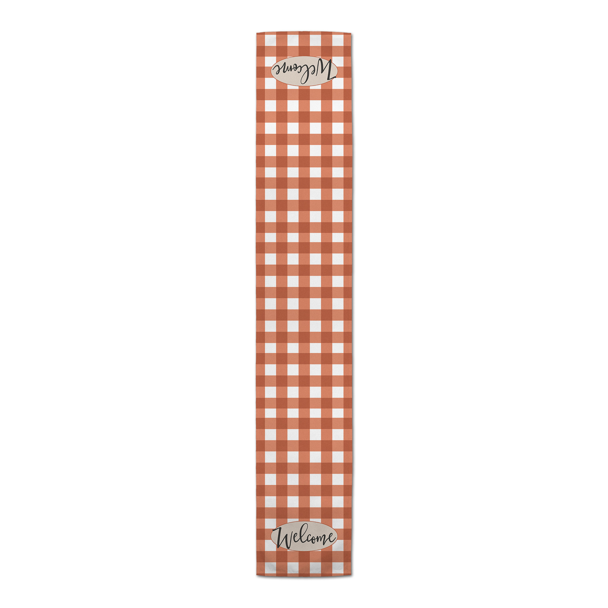 The Holiday Aisle® Corona Welcome Buffalo Check Table Runner | Wayfair