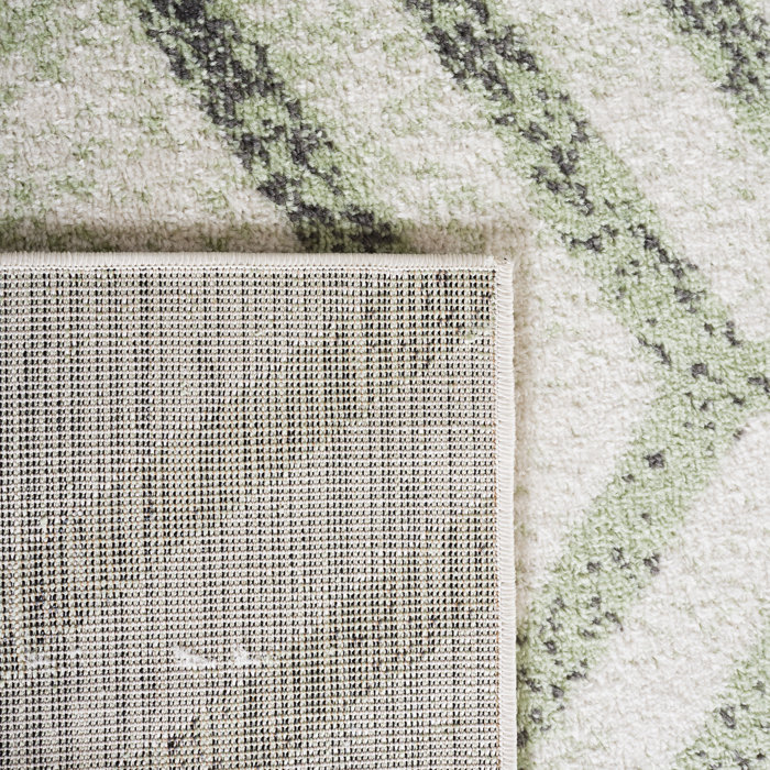 Wade Logan® Arrietty Polypropylene Blend Ivory/Sage Rug & Reviews | Wayfair