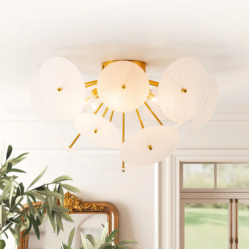 Wayfair | Oversized (Greater than 20" wide)Flush Mount Lighting You'll ...