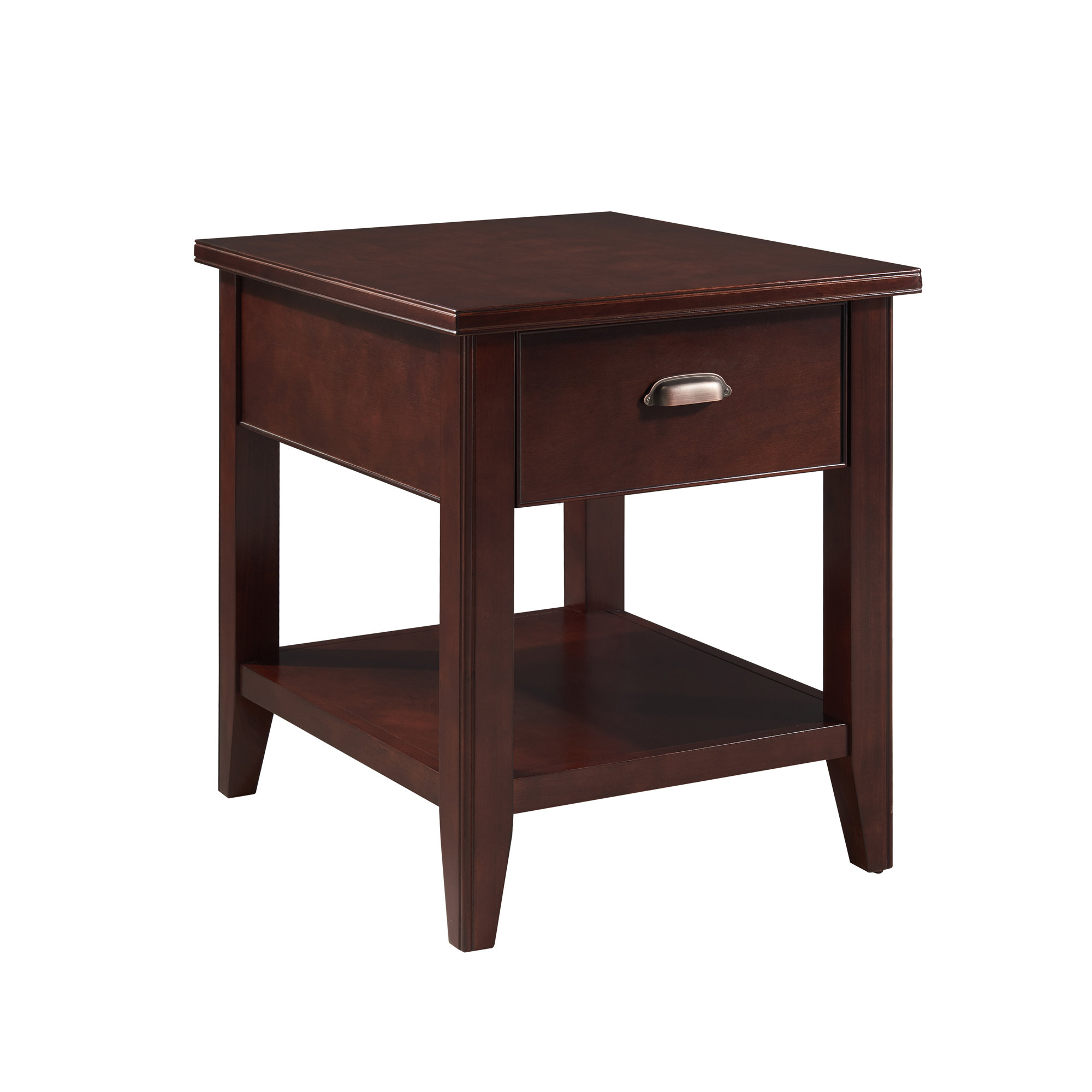 Red Barrel Studio® Laurent Solid + Manufactured Wood End Table with ...