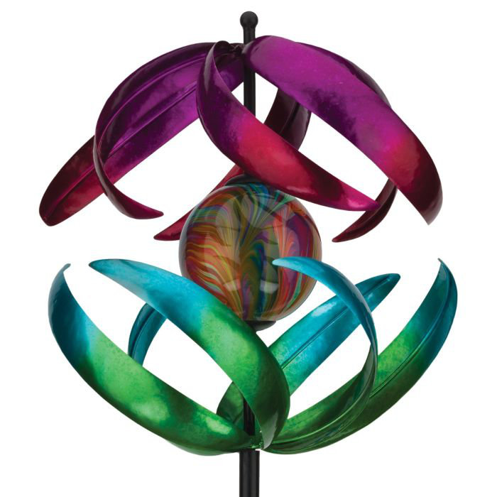 Regal Art & Gift Solar Vertical Wind Spinner - Swirl & Reviews | Wayfair