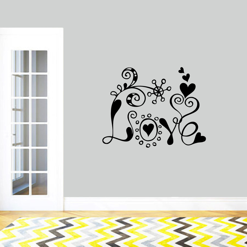 Sweetums Wall Decals Funky Love Wall Decal | Wayfair