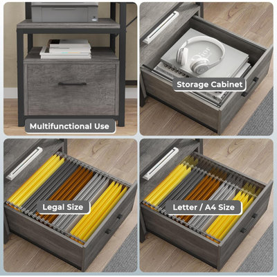 Latitude Run® L-Shaped Computer Desk & Reviews | Wayfair