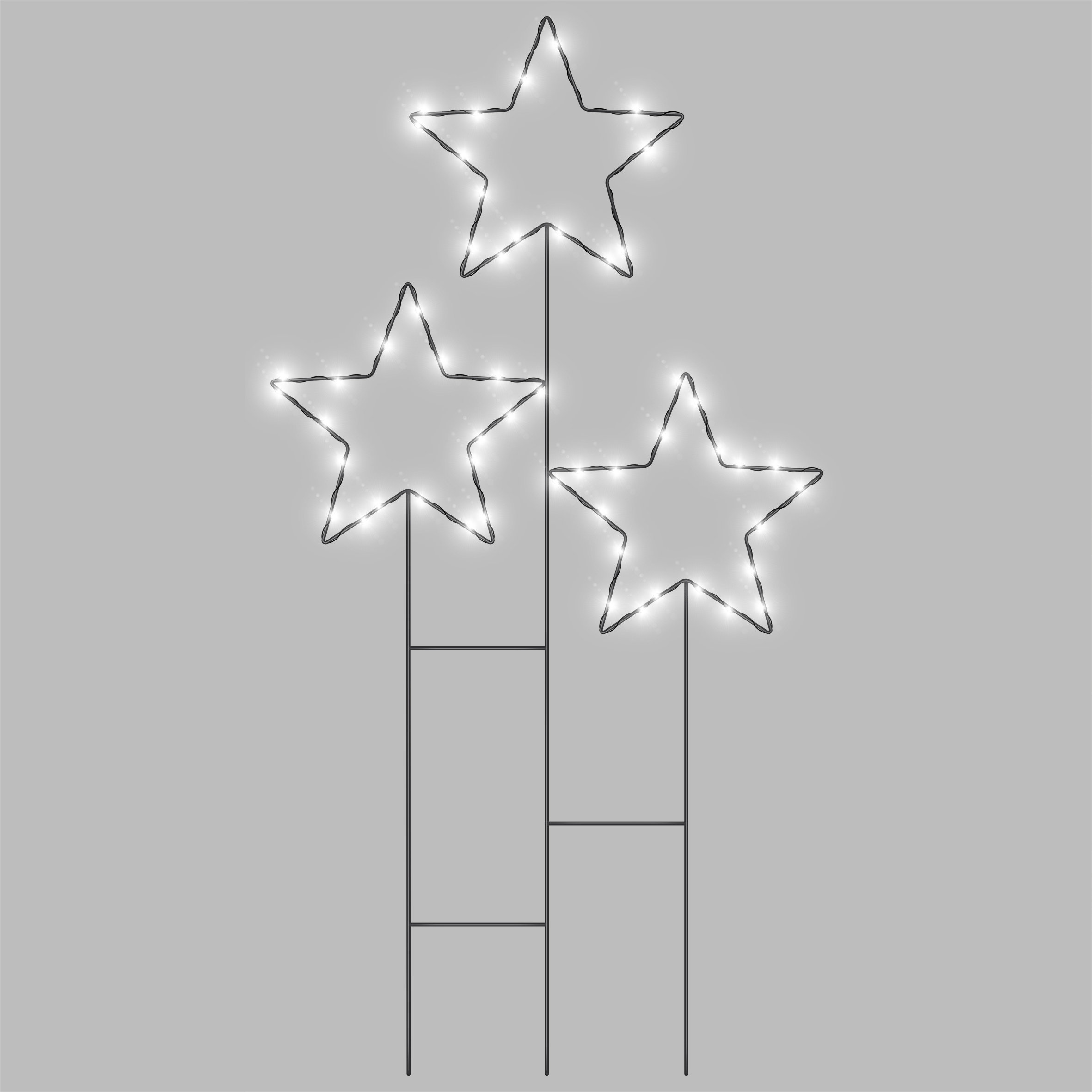 The Seasonal Aisle Outdoor 3 Star Christmas Decoration | Wayfair.co.uk