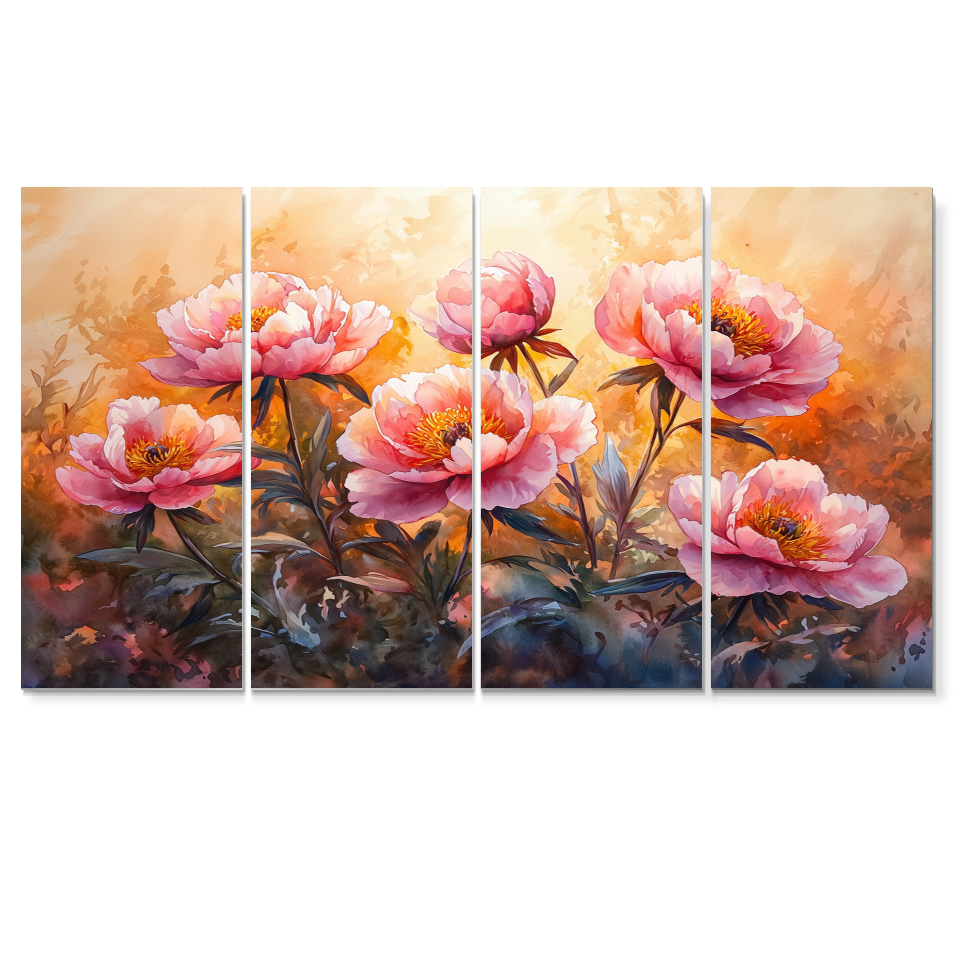 Lark Manor™ Peonies In The Sunrise Light III - Peonies Wall Art ...