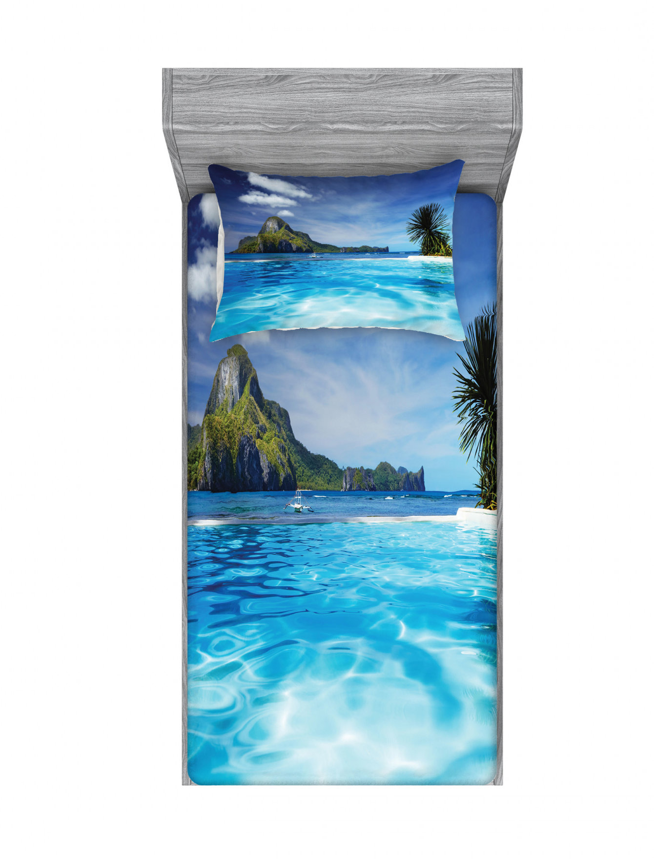 Ambesonne Landscape Sheet Set | Wayfair