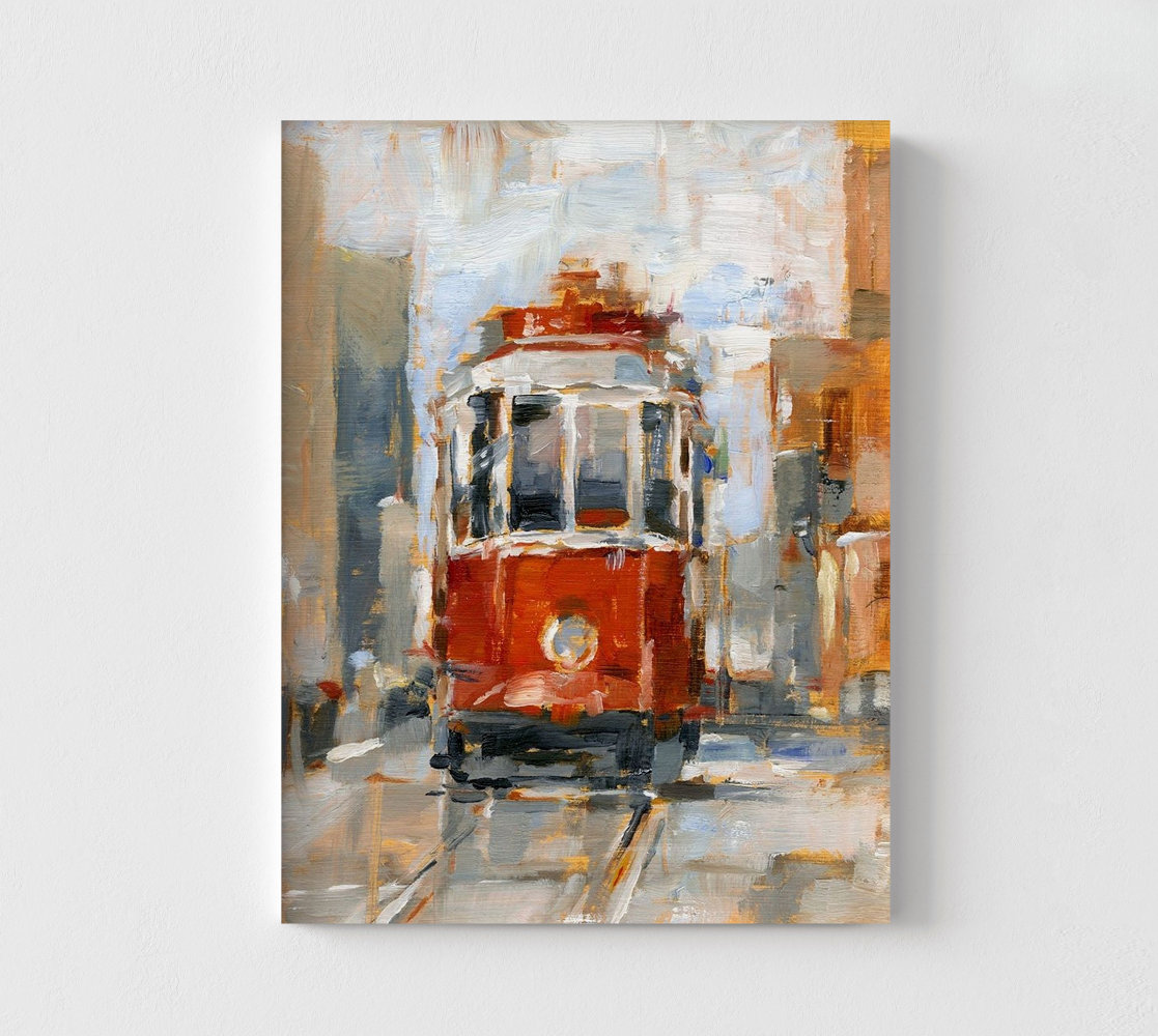 WeFrameArt Logistics Wall Decor, Trolley Car Decor, Trolley Home Decor ...