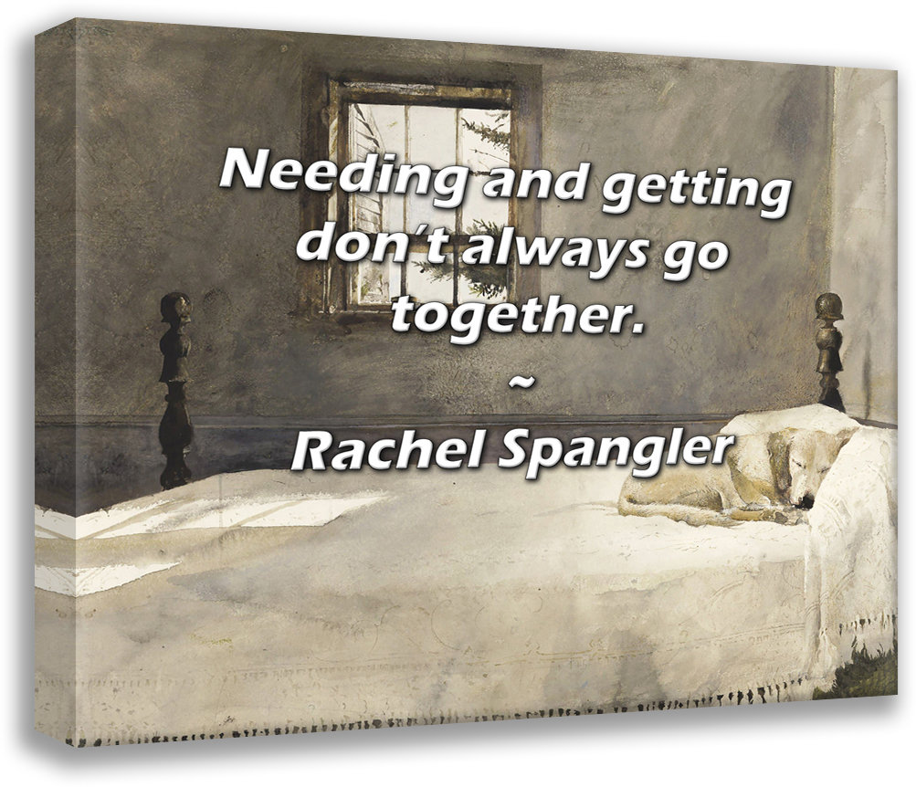 Astoria Grand Artsy Quote By Rachel Spangler Gallery Wrapped Canvas ...