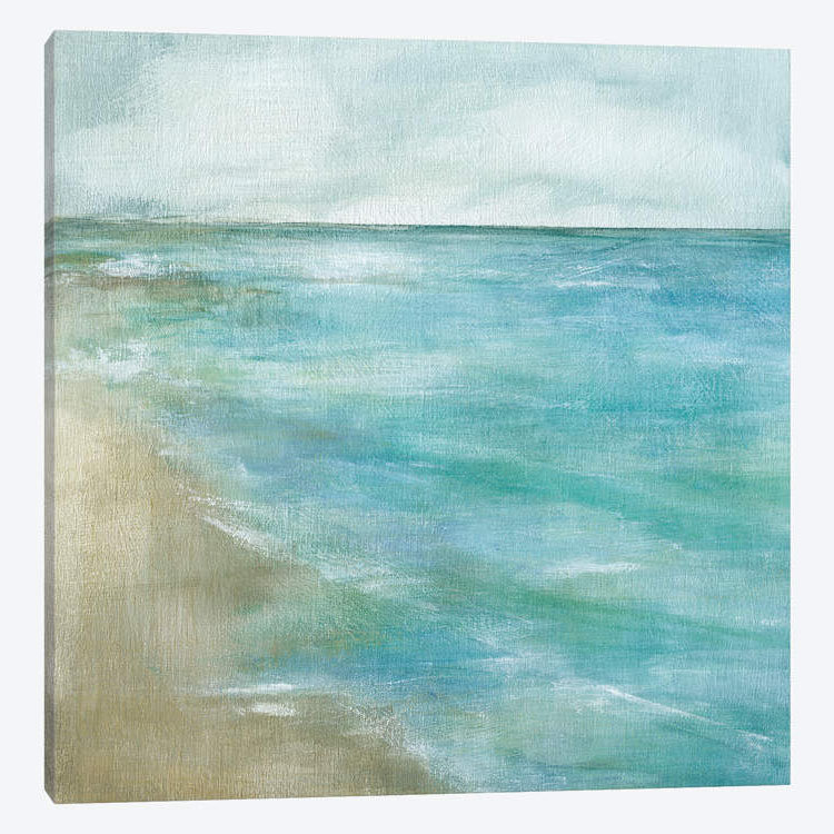 East Urban Home Gentle Tides - Print on Canvas | Wayfair