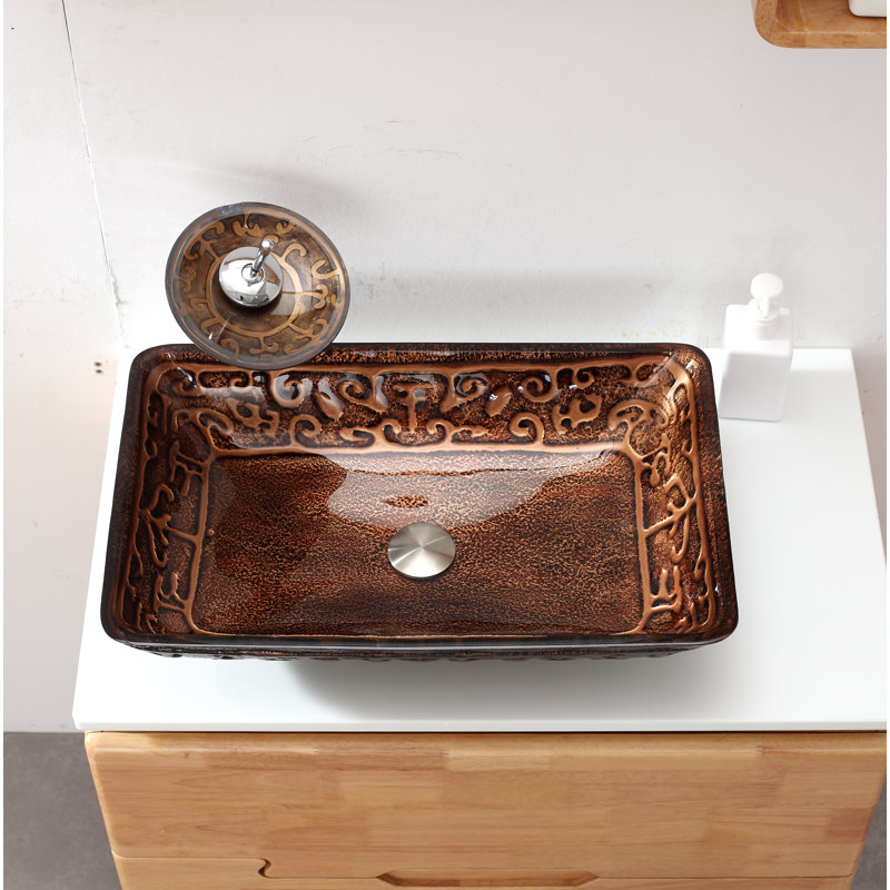 Arsumo 14'' Brown Bathroom Sink & Reviews | Wayfair