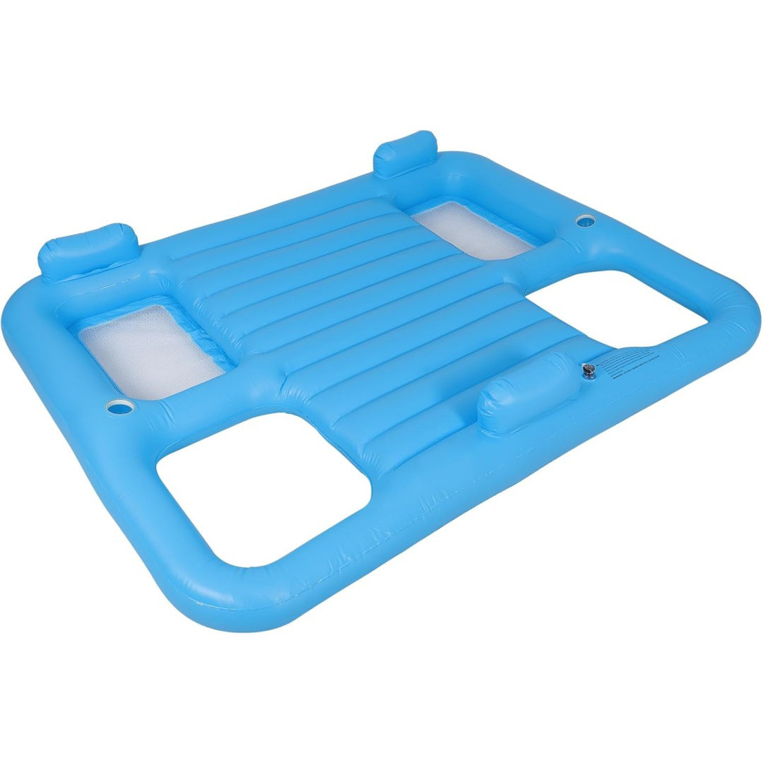 DESIGN SHOP BY SHELL Inflatable Pool Floats Adult, Tanning Pool Lounger ...