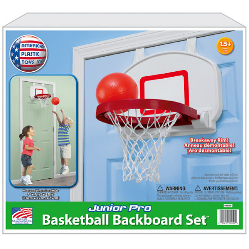 American Plastic Toys 3 Piece Basketball Backboard Set & Reviews | Wayfair