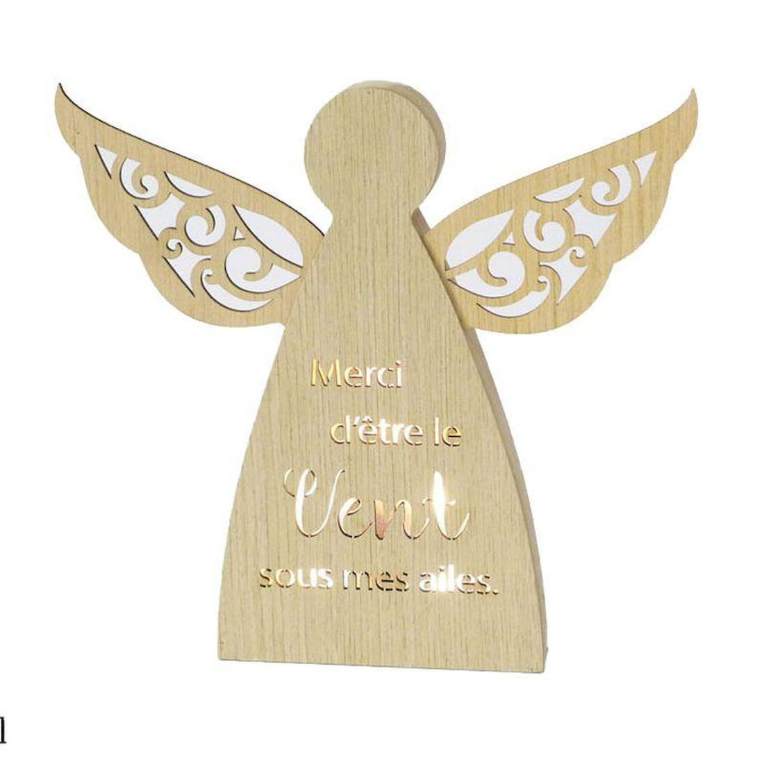 Trinx Jorina Wood Veneer Angel Merci D'etre Le Vent Sous Mes Ailes ...