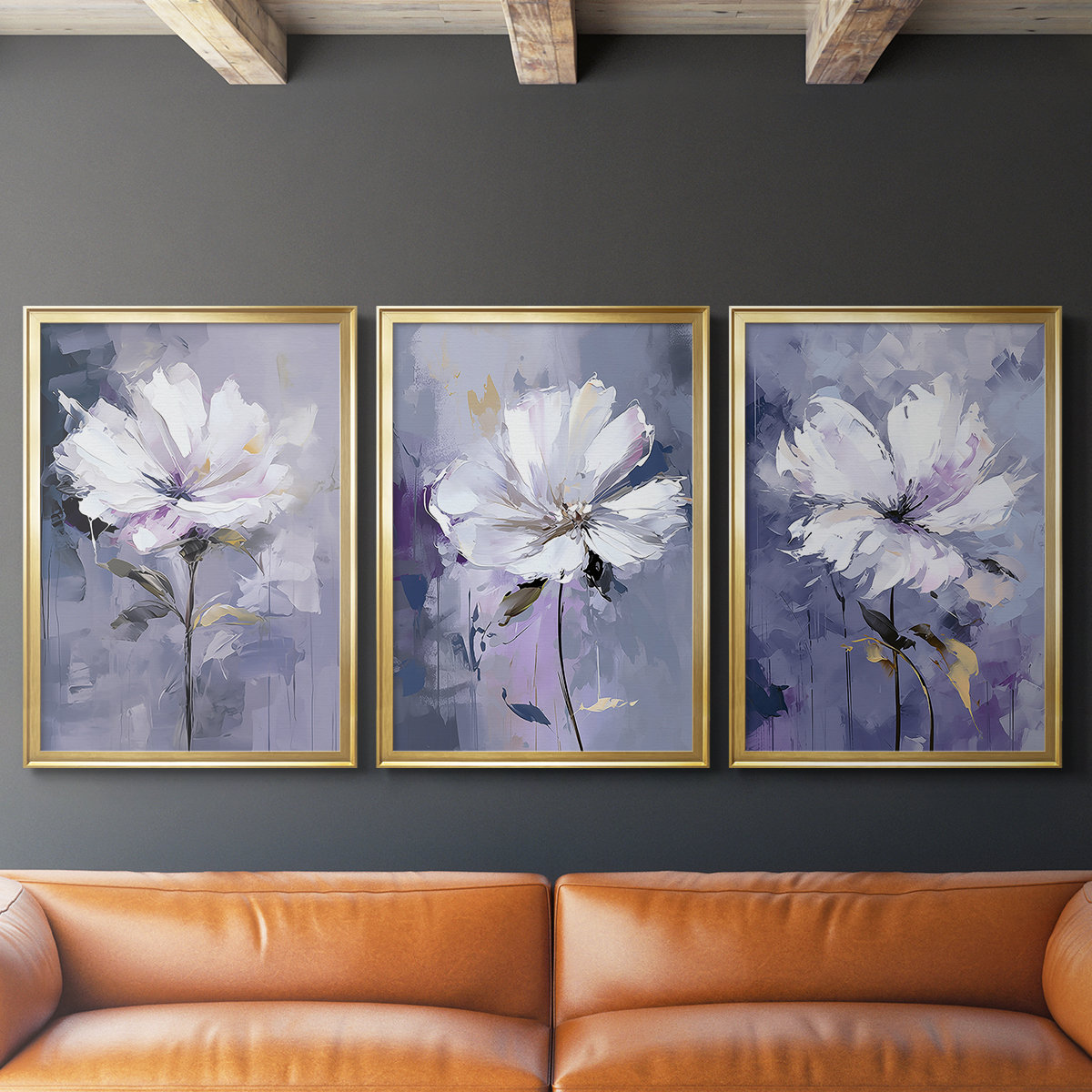Hokku Designs FLORAL Series CDXXXIII -Custom Framed Wrapped Gallery ...