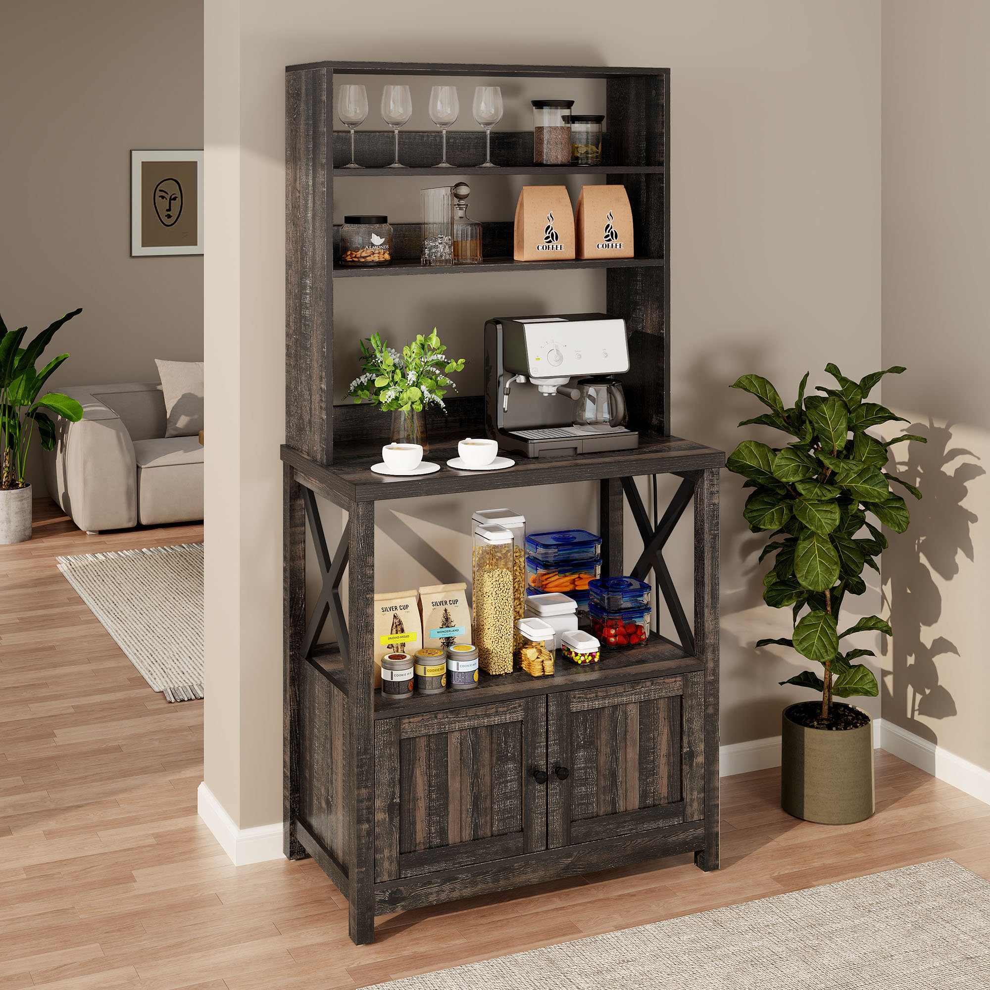 Laurel Foundry Modern Farmhouse® Stamper 31.4"W Wood Standard Kitchen ...