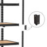 Rebrilliant 5 Tier Adjustable Heavy Duty Metal Storage Shelving Unit ...