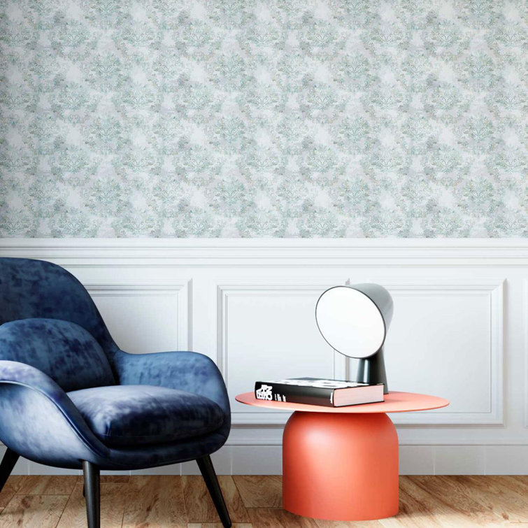 Charlton Home® Abheek Peel & Stick Damask Roll | Wayfair