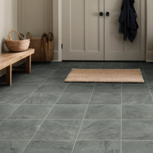 MSI Montauk Blue 12" x 12" Gauged Slate Floor and Wall Tile & Reviews ...