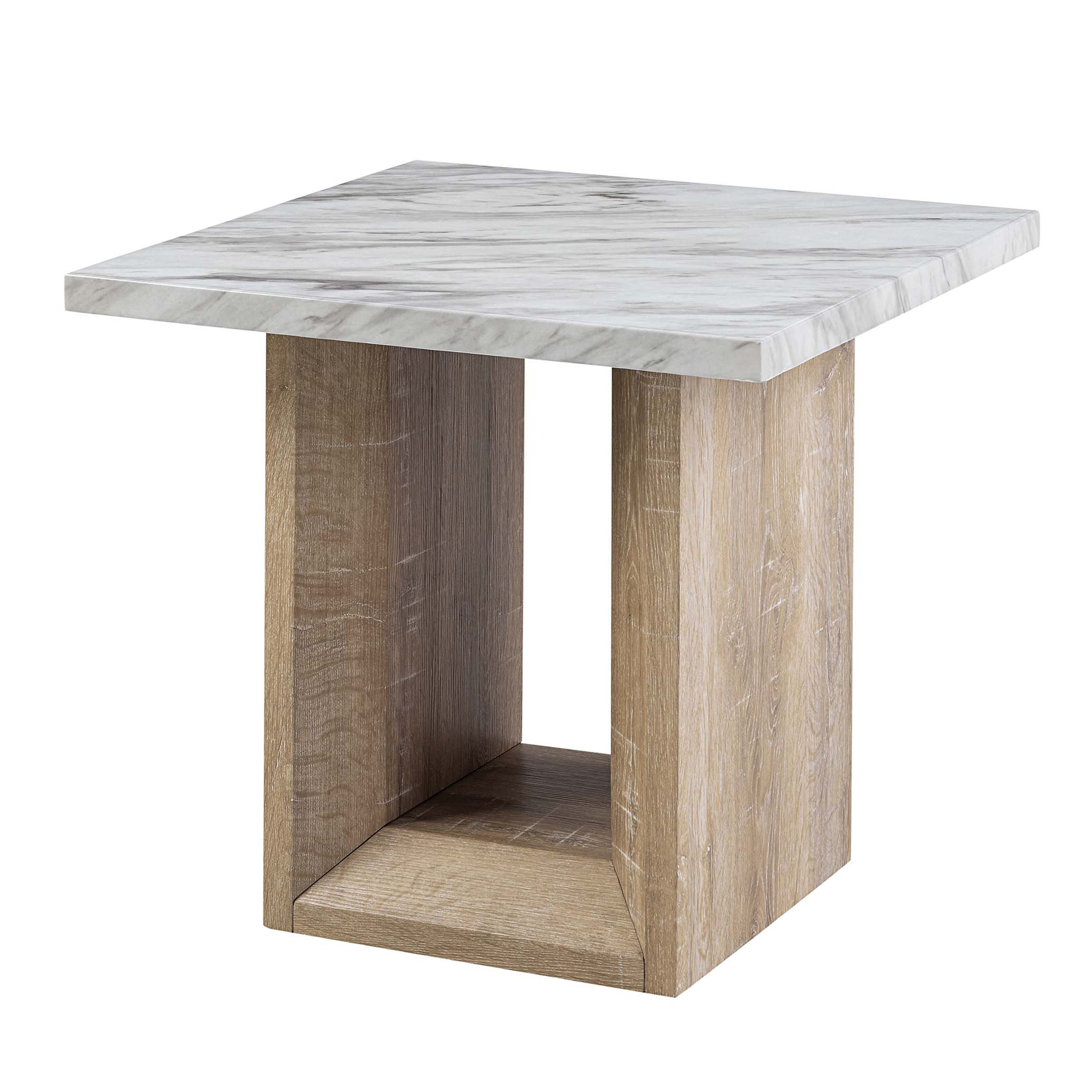 Hokku Designs Gregory Marble End Table for Livingroom | Wayfair