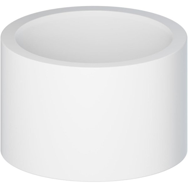 Supply Giant 6 in. White PVC DWV Repair Coupling, Hub x Hub Connection ...