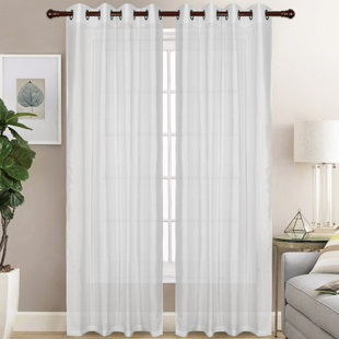 White Curtains & Drapes You'll Love | Wayfair