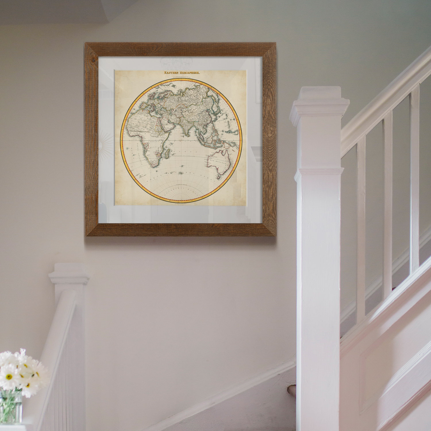 Trinx 1812 Eastern Hemisphere - Picture Frame Print - Wayfair Canada