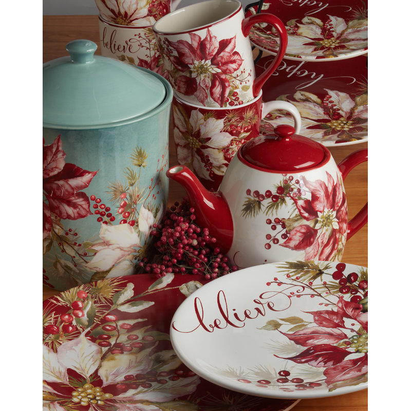 Certified International Winters Joy 16pc Dinnerware Set | Wayfair