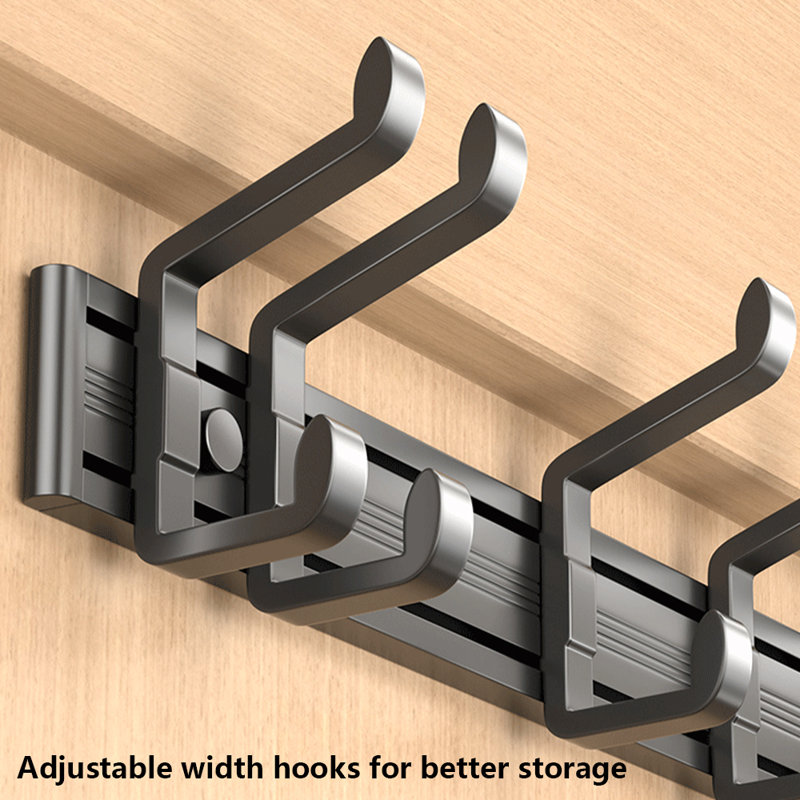 Rebrilliant Wall Mount Coat Rack With Hooks | Wayfair