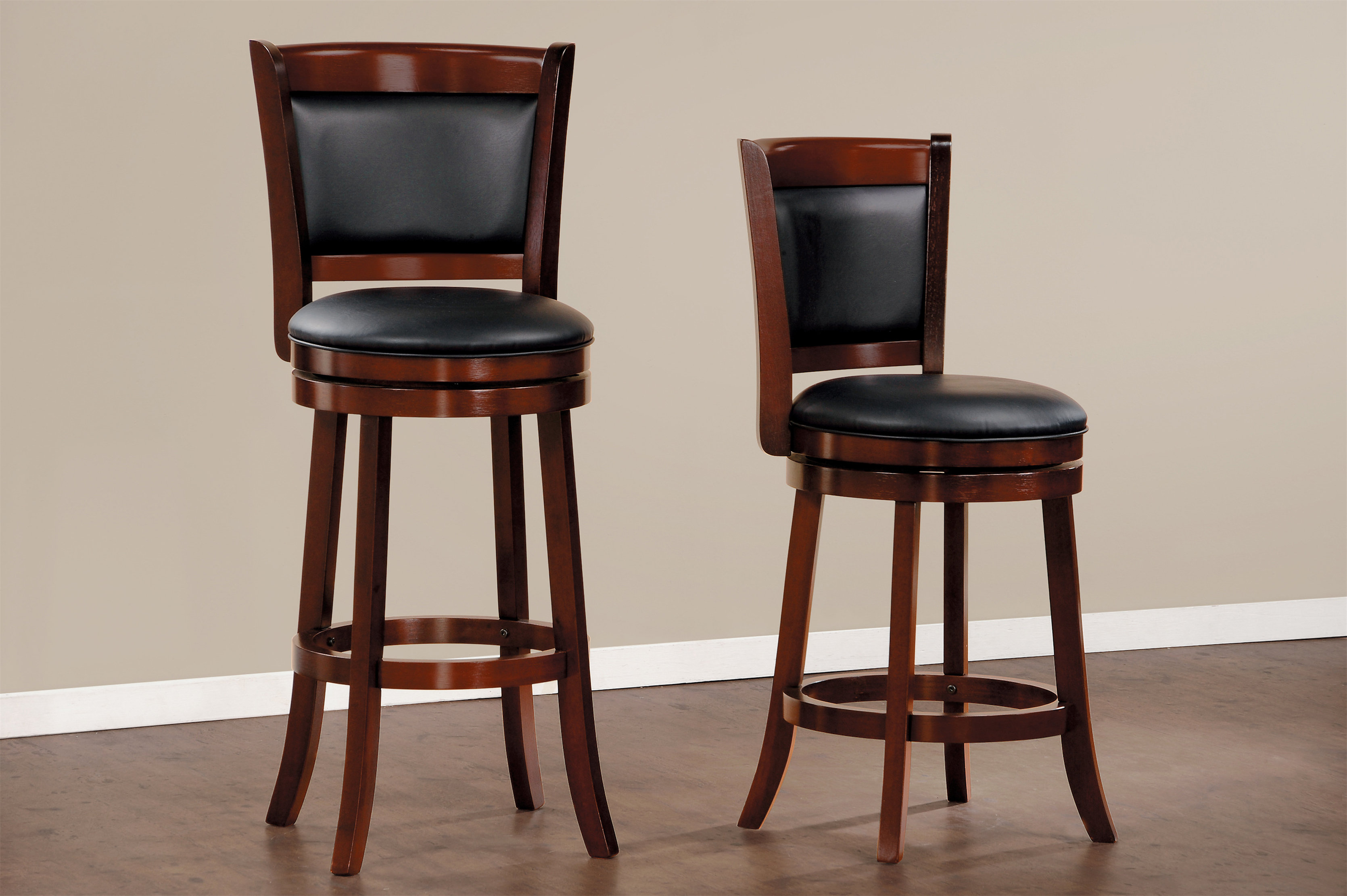Red Barrel Studio® Luxurious Swivel Pub Chair With Sturdy Construction ...