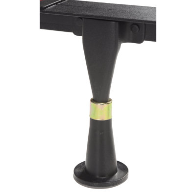 Alwyn Home Adjustable Metal Bed Frame with Center Support Rail, Support ...